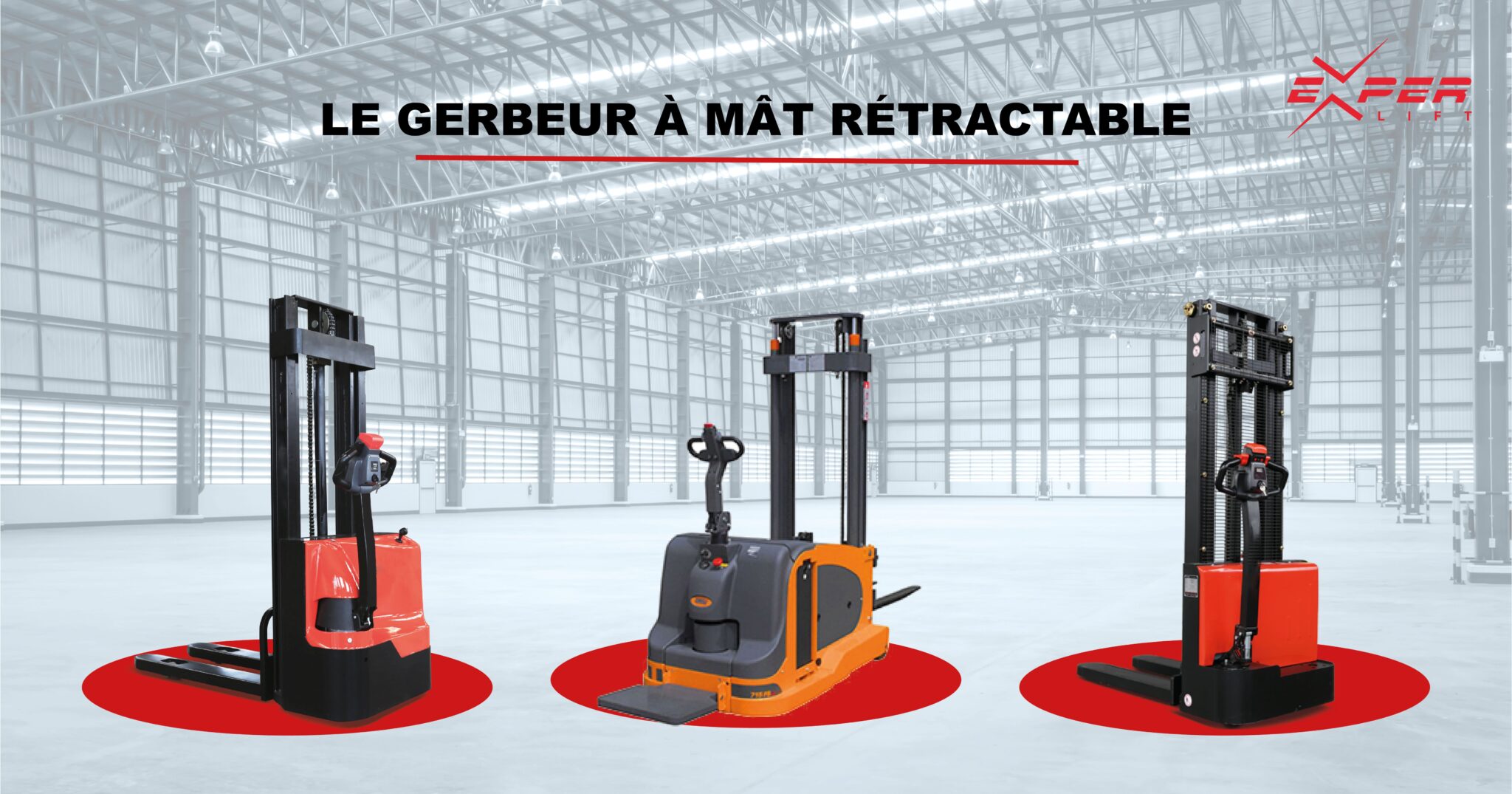 Le gerbeur à mât rétractable (1) - Chariots Elévateurs & Gerbeurs ExperLift